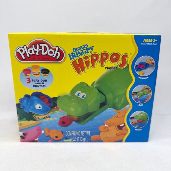 Play-Doh | Toys | 208 Playdoh Hungry Hungry Hippos Playset New | Poshmark
